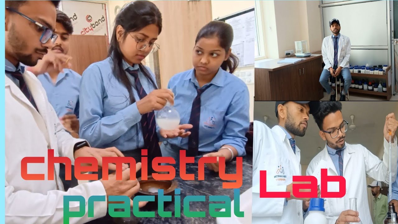 Chemistry practical // Medicinal chemistry Lab // Experiment synthesis ...