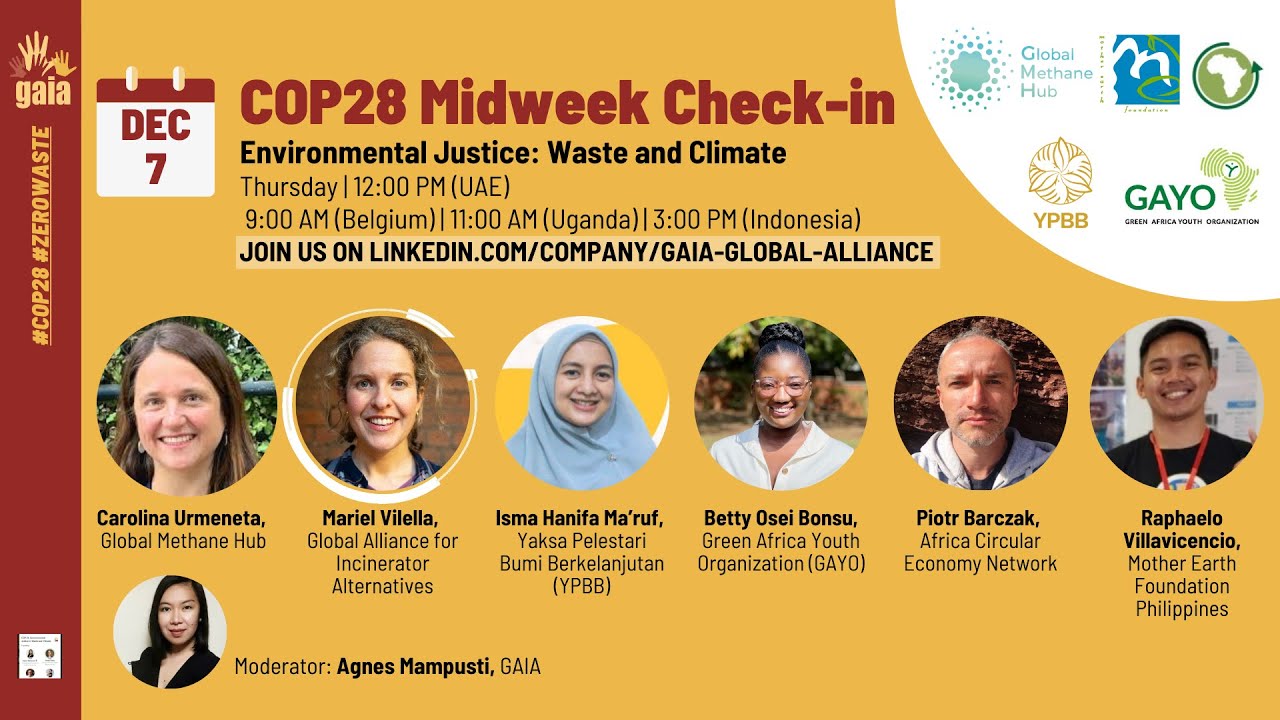 COP28: GAIA LinkedIn Live Recording - Waste and Climate - YouTube