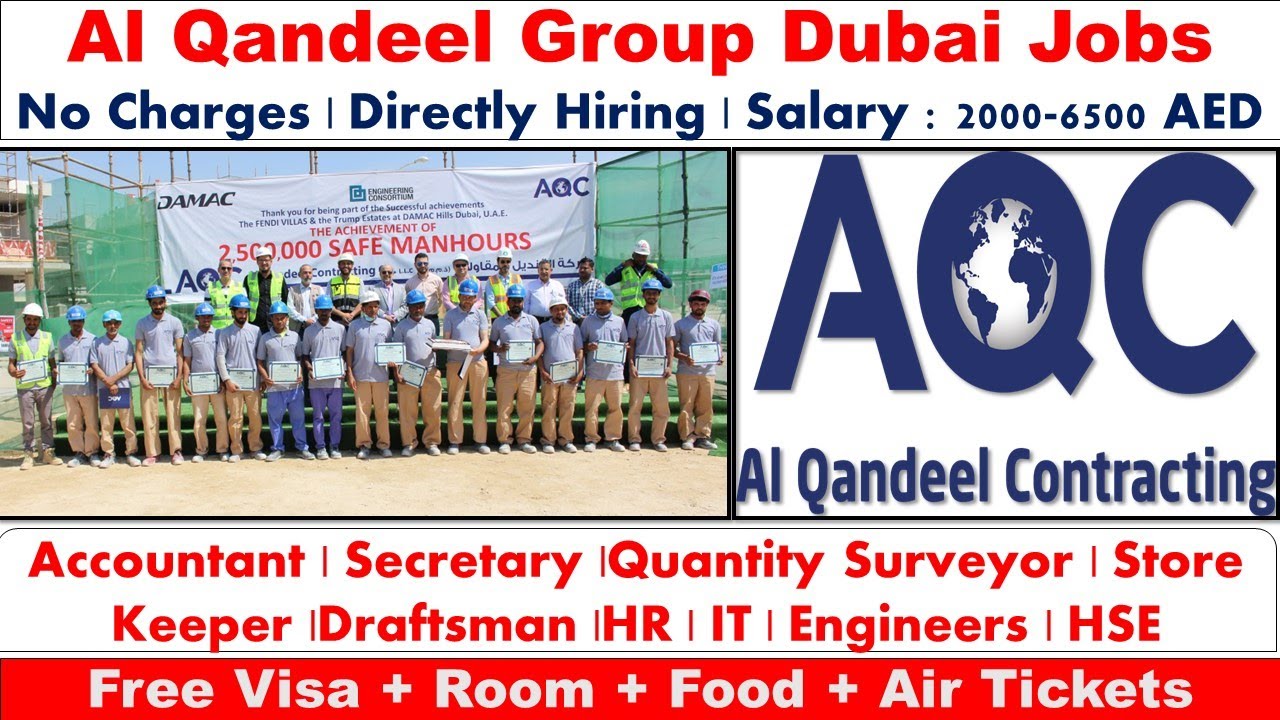 Al Qandeel Construction Company Jobs In Dubai #dubaijobvacancy2022 ...