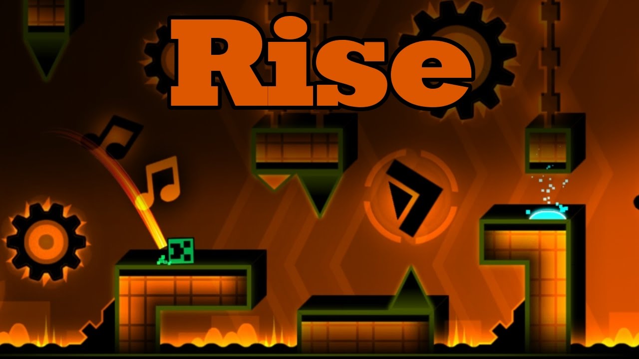 Geometry Dash -- Rise By PotatoBaby - YouTube