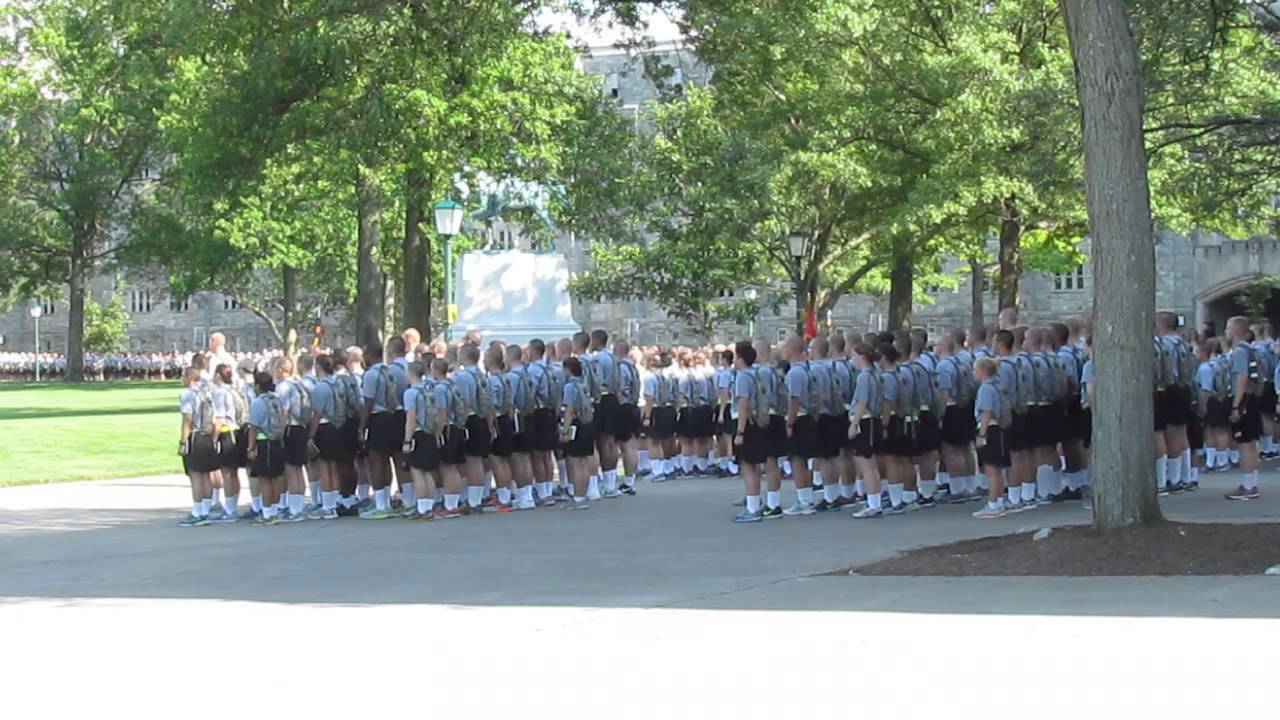 Beast Barracks Dinner Formation Class of 2017 - YouTube