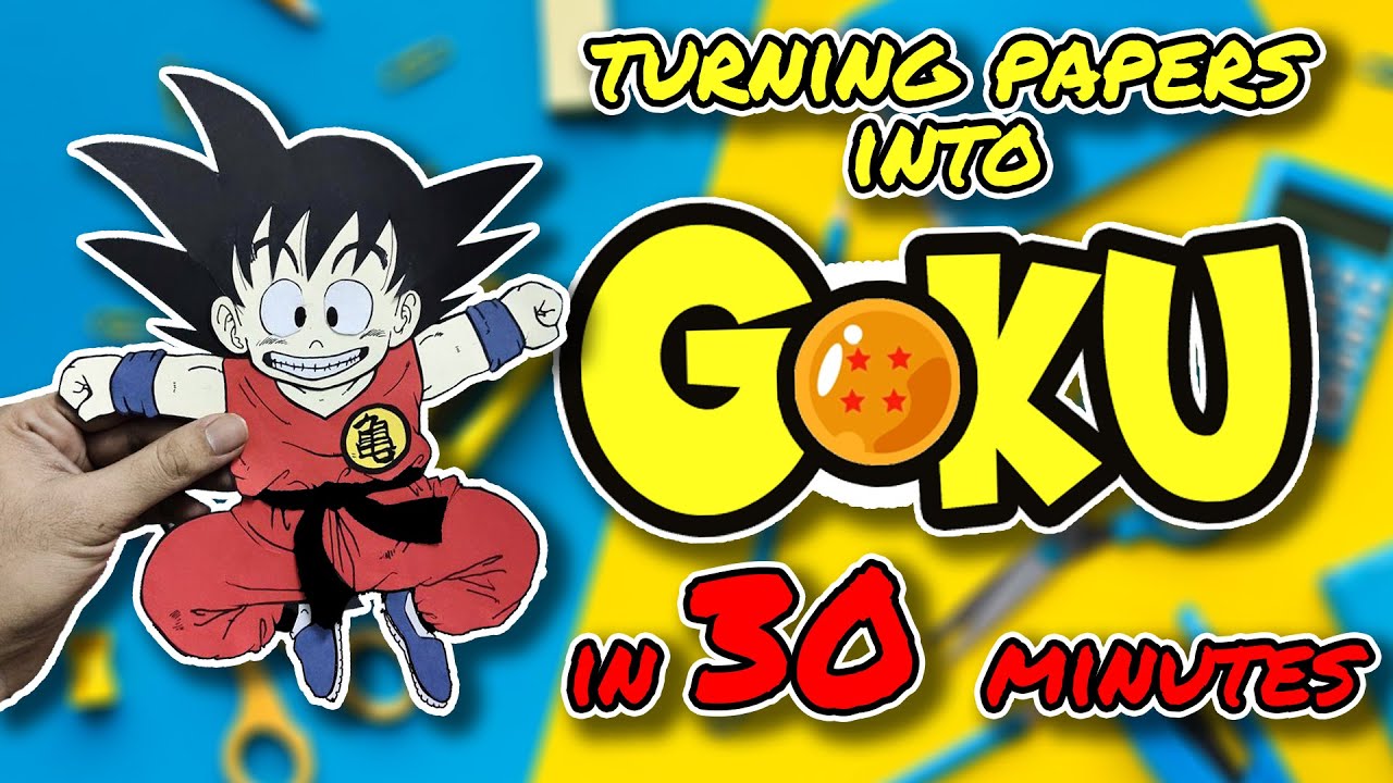 Turning papers into SON GOKU in 30 minutes - YouTube