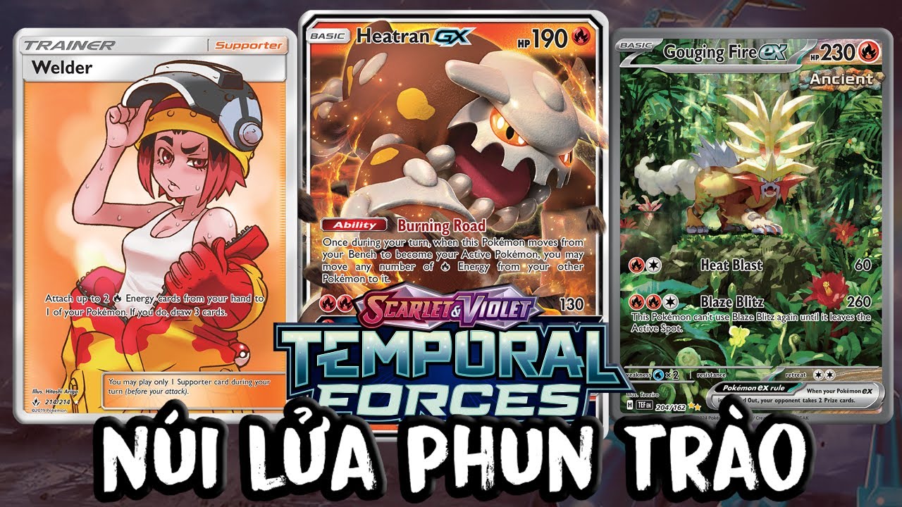POKEMON TCG LIVE | Heatran GX / Gouging Fire ex Expanded deck Núi lữa ...