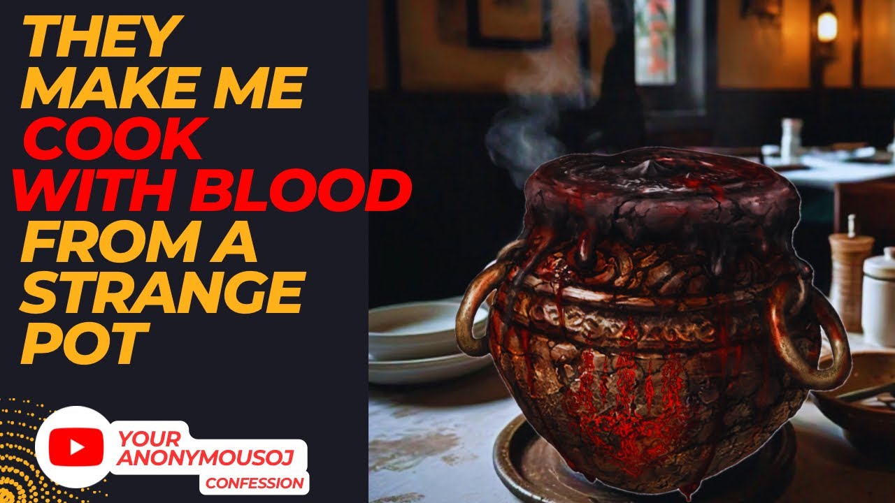 I Cook with Blood from a Strange Pot in a Restaurant‼️#confession # ...