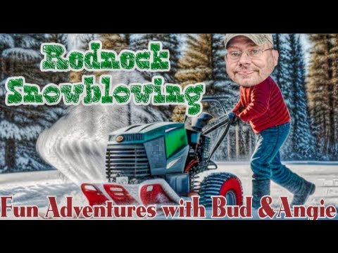 Redneck Snow Blowing - YouTube