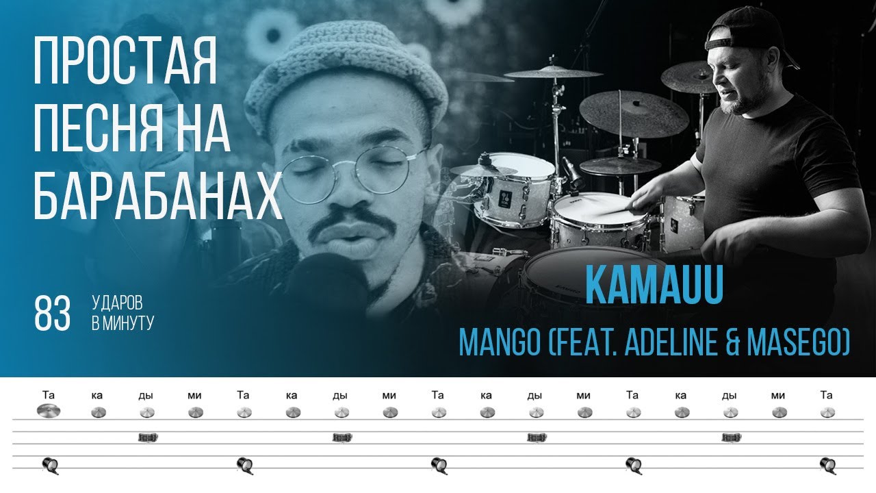 KAMAUU - MANGO (feat. Adeline & Masego) / 83 bpm / Тренировочная песня ...
