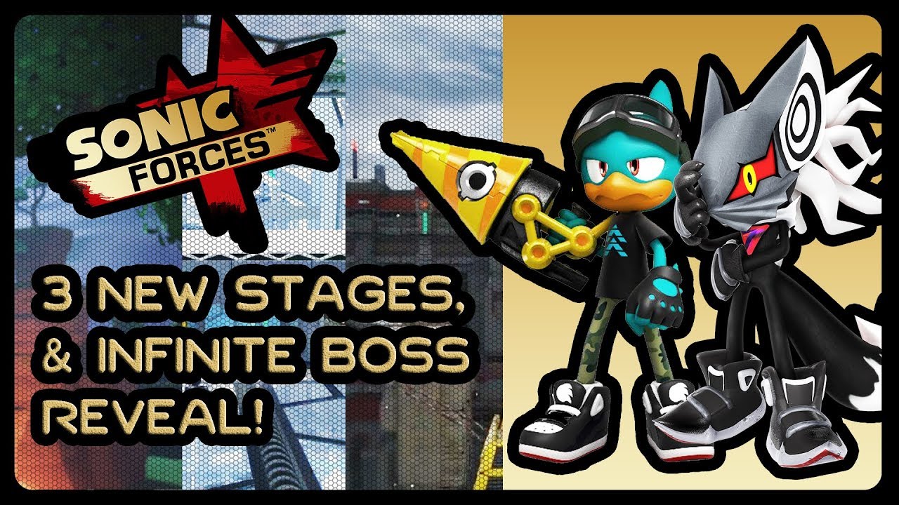 SONIC FORCES NEWS - 3 NEW STAGES & INFINITE BOSS REVEAL!!!! #RentalHero ...