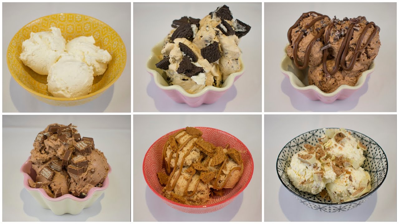 6 helados diferentes con una misma preparación | Sweet Shop Victoria ...