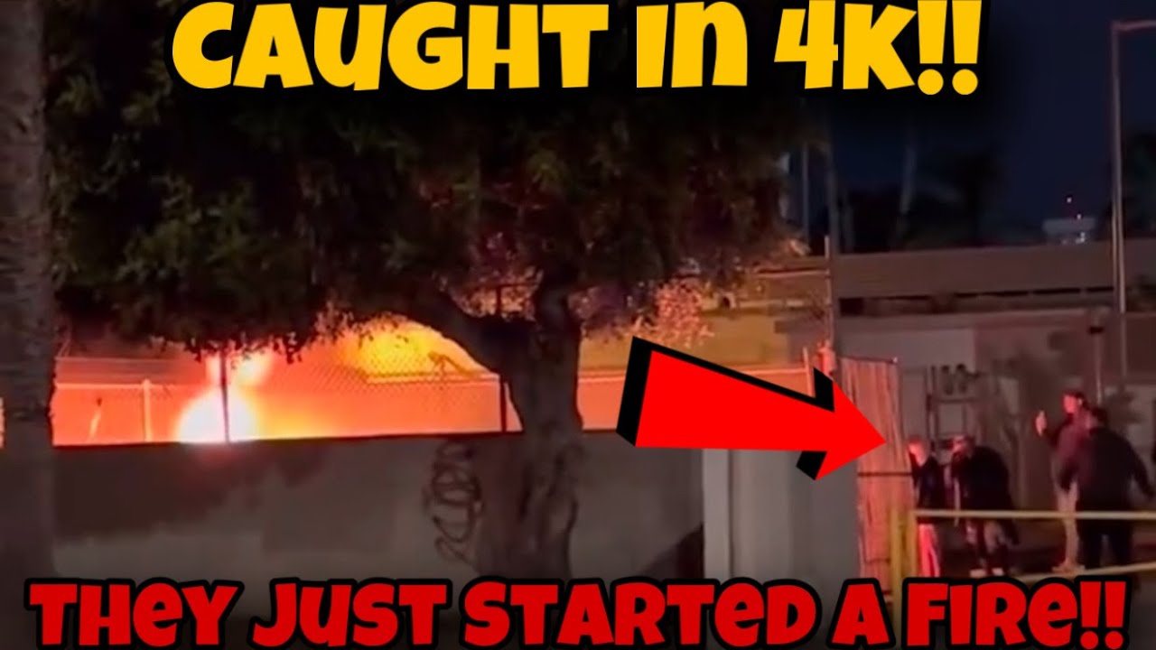 ARSON! People CAUGHT On Video Lighting FIRES In California LOOTING ...