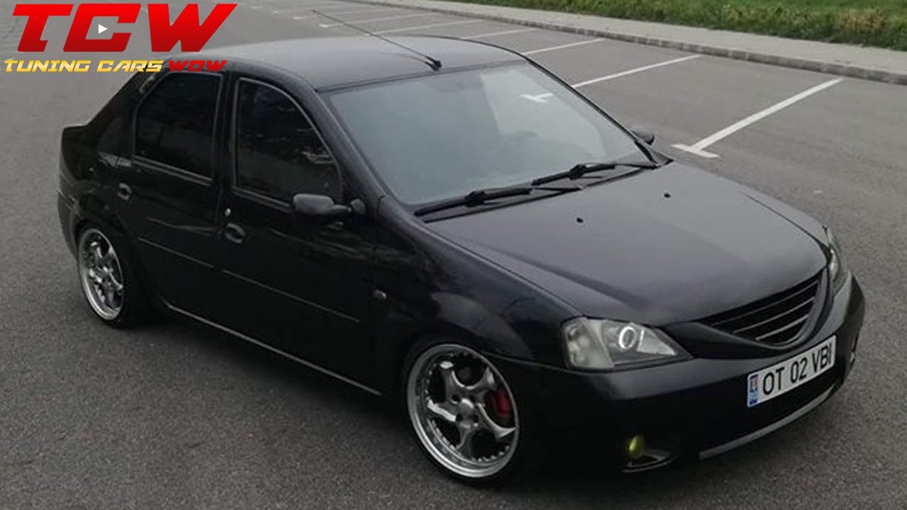 Black Dacia Logan Static Bad Boy Look Tuning Build by Catalin Vbi - YouTube