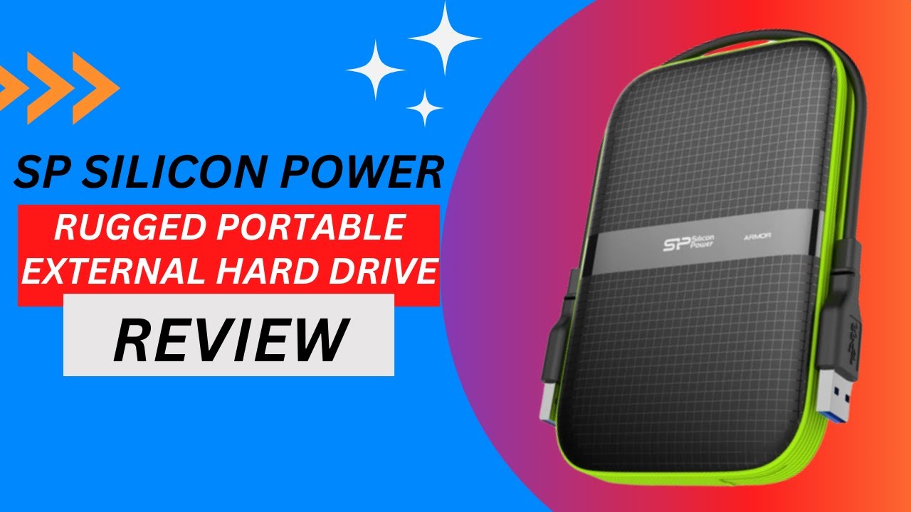 SP Silicon Power 2TB Rugged Portable External Hard Drive Armor A60 ...