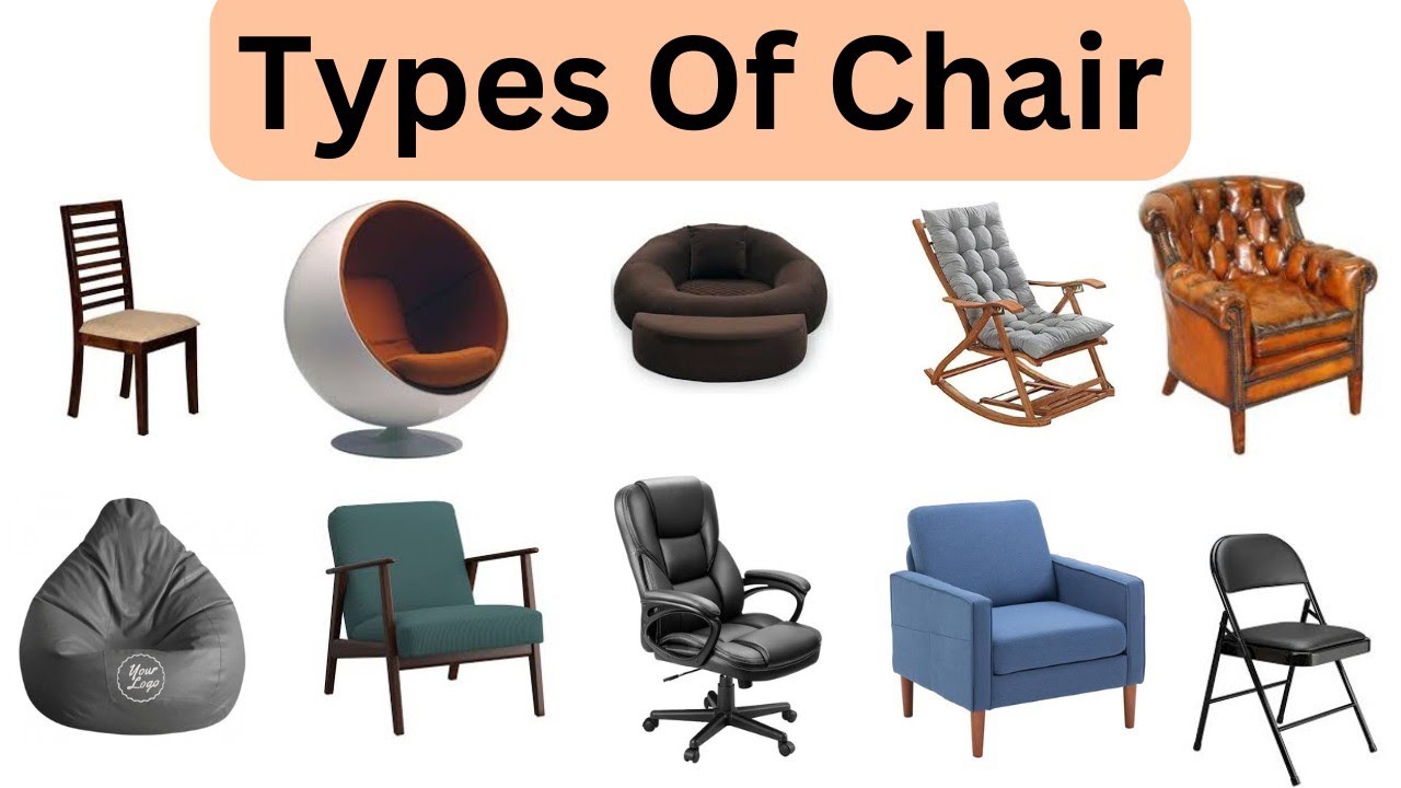 Types Of Chair || Vocabulary on Types of Chair @LearnwithSmaranika ...