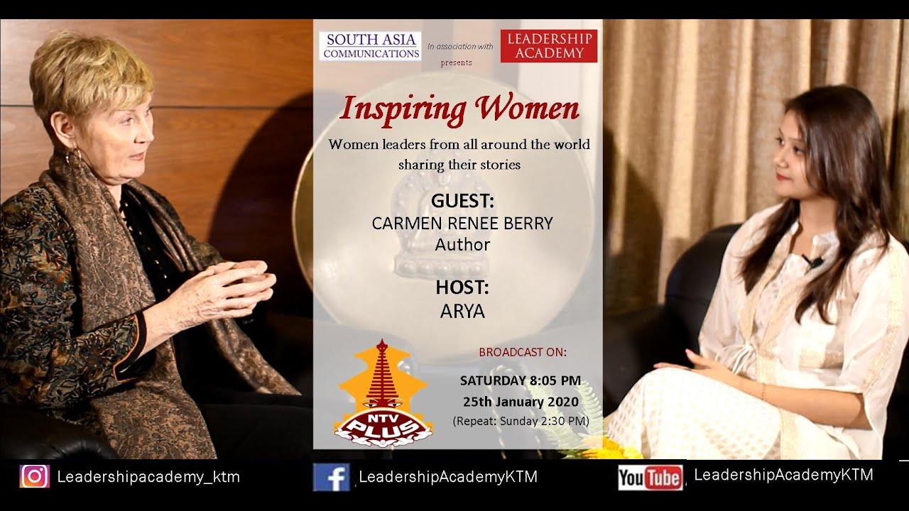 CARMEN RENEE BERRY: Inspiring Women with Arya Kharel - YouTube
