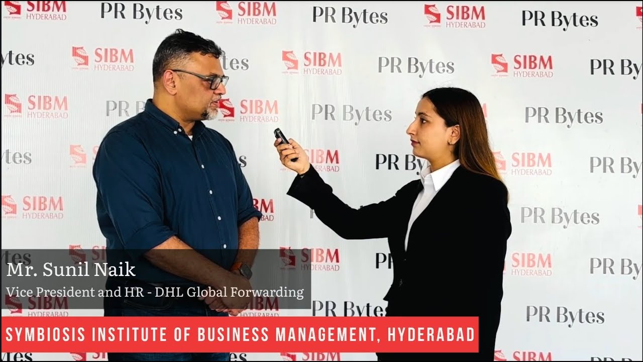 PR BYTES | Mr. Sunil Naik | Vice President & HR | DHL Global Forwarding ...