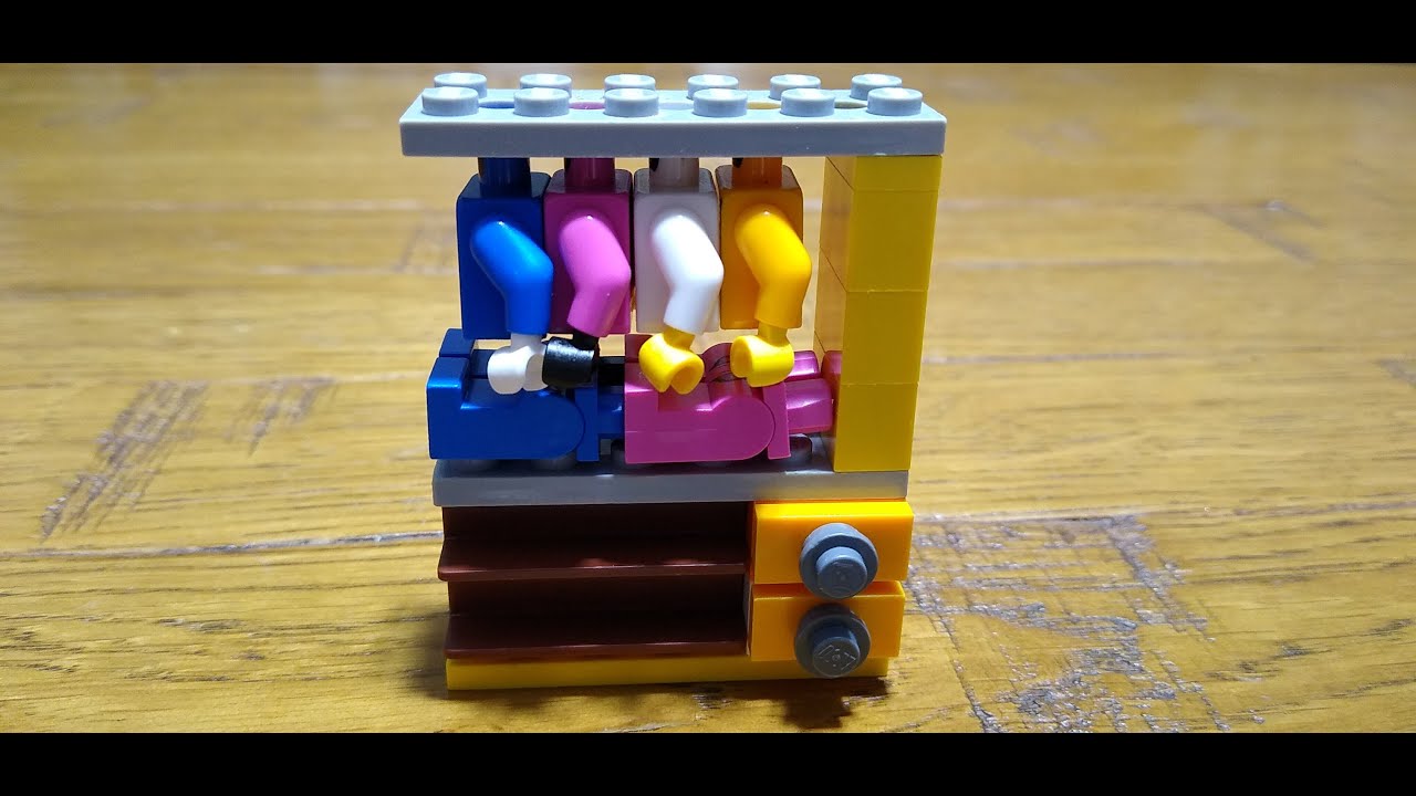 Making a beautiful mini Lego Wardrobe with Drawers and Shelves in 4K ...