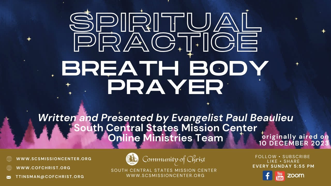Spiritual Practice - Breath Body Prayer - Advent Week PEACE - YouTube