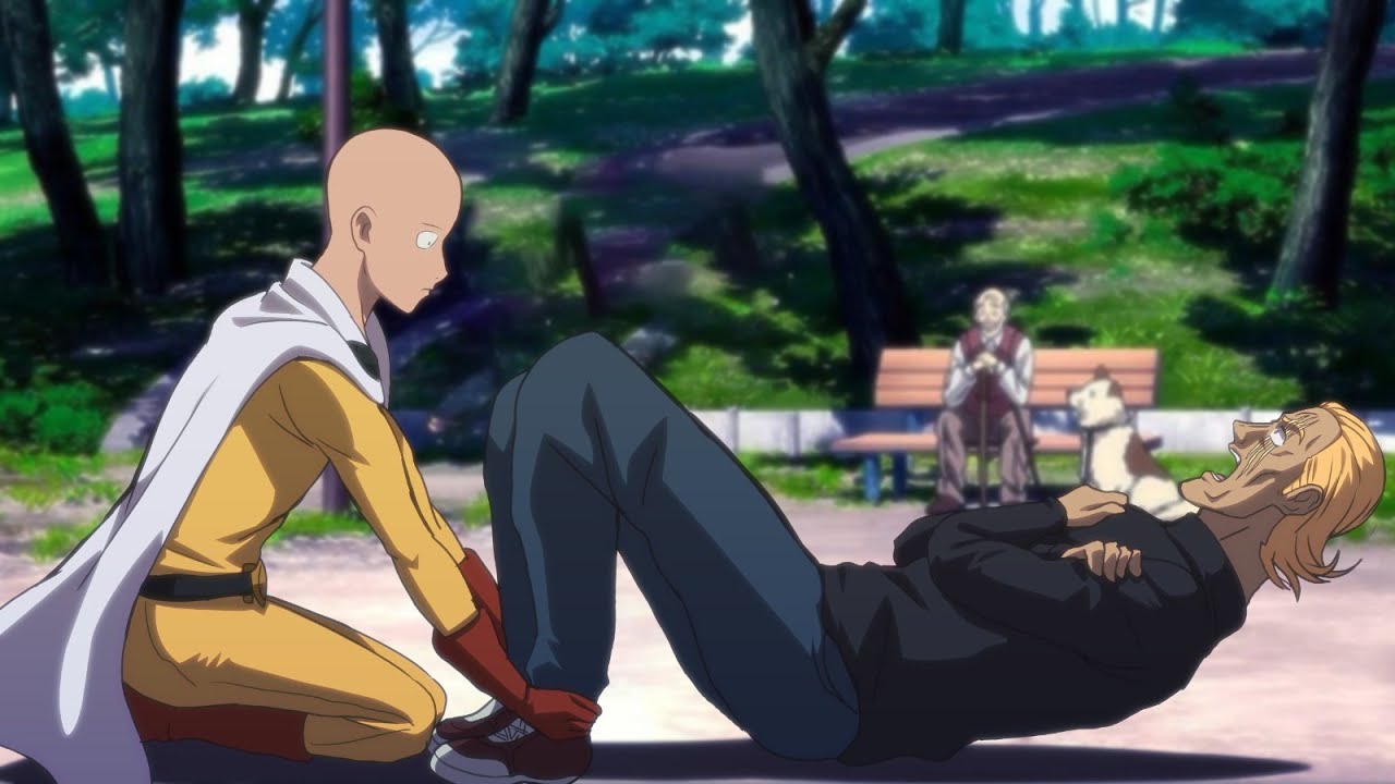 Saitama Trains King and Teaches Him the Serious Punch - One Punch Man ...