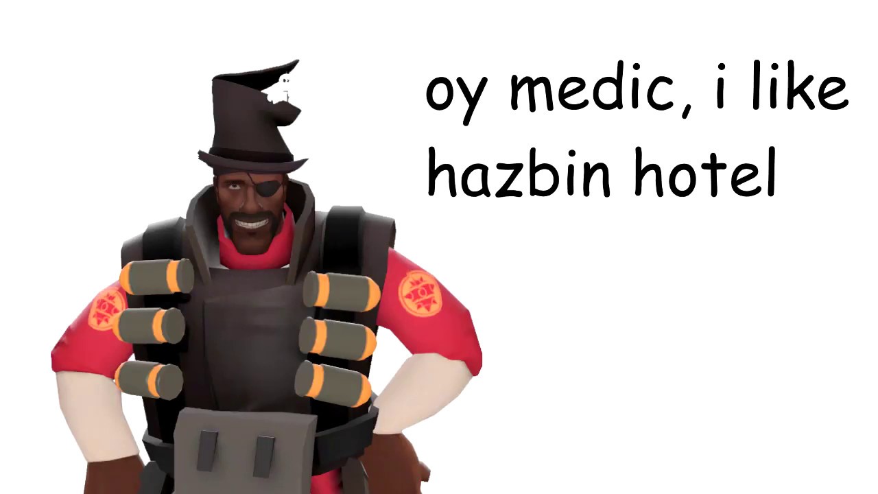 demo and medic from tf2 discuss hazbin hotel - YouTube