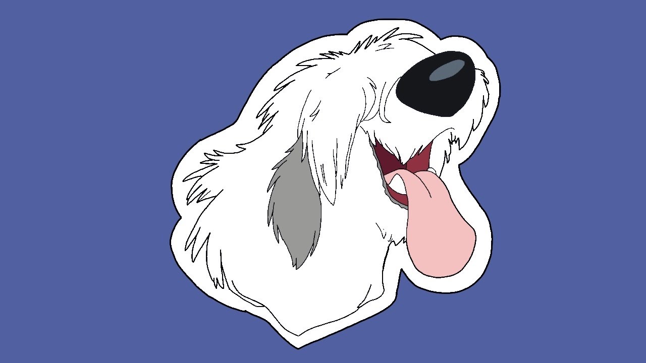 Max The Old English sheepdog as a Gempoint - YouTube