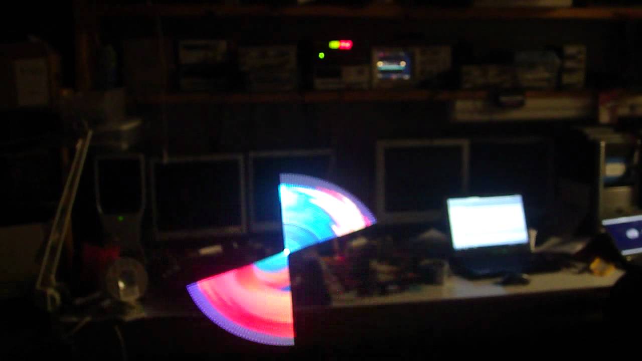 Awesome Rgb Propeller Clock Youtube