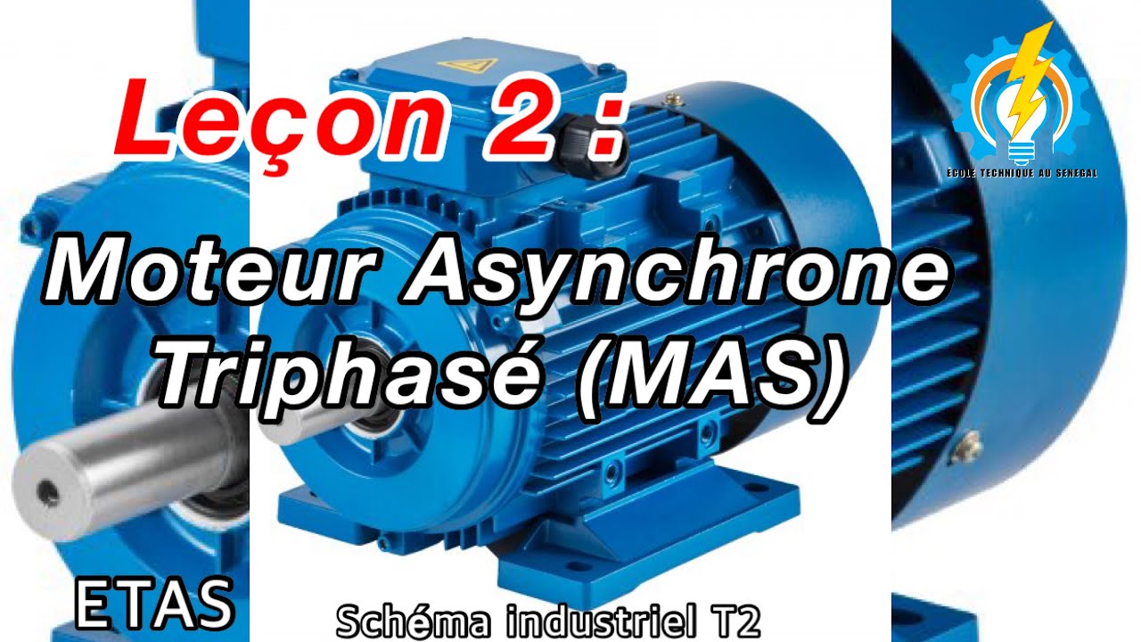 Chapitre 1 ️Leçon 2 : Moteur Asynchrone Triphasé (MAS) schéma ...