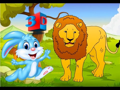 THE CLEVER RABBIT AND THE FOOLISH LION STORY FOR KIDS BEDTIME STORIES ...
