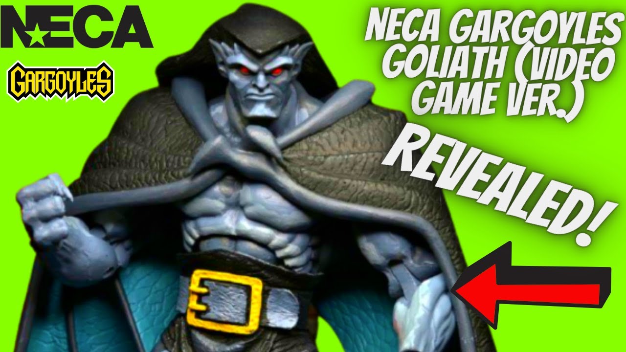 NECA Gargoyles Goliath Video Game Version Figure Revealed!! - YouTube