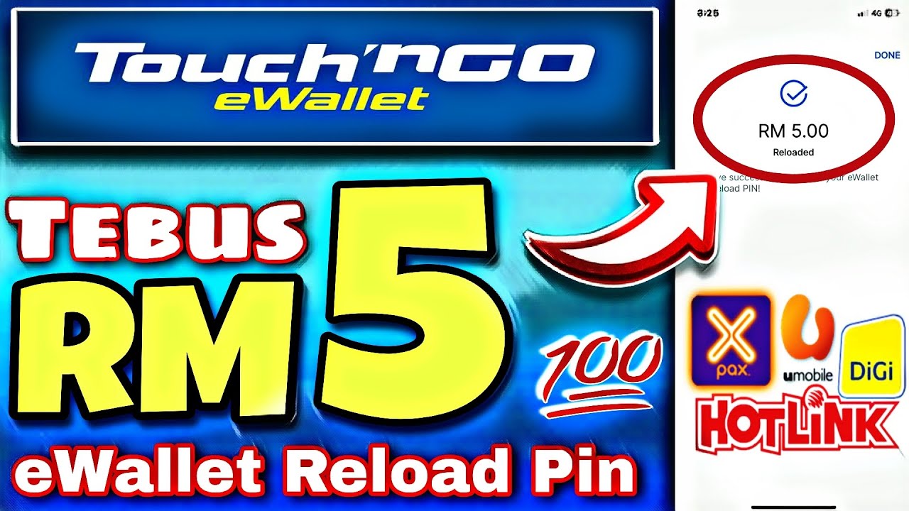 TEBUS CEPAT EWALLET PIN RM5 SEKARANG SECARA PERCUMA DARI TOUCH N GO ...