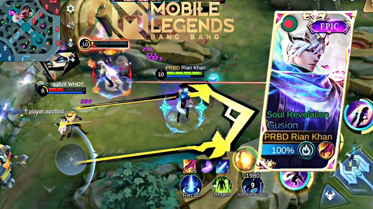 Gusion Gameplay Mlbb | Toller Marksman Match in My Team S29 - YouTube