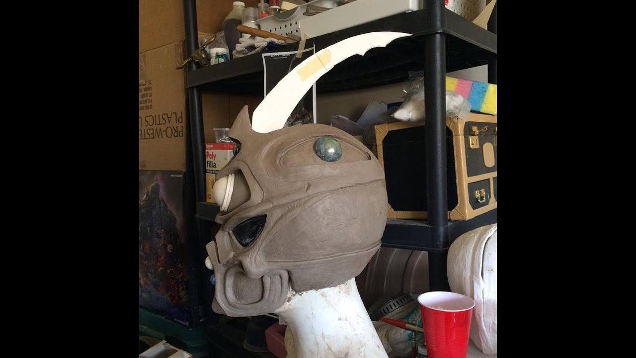 Making a Guyver Helmet! Part 1 - YouTube