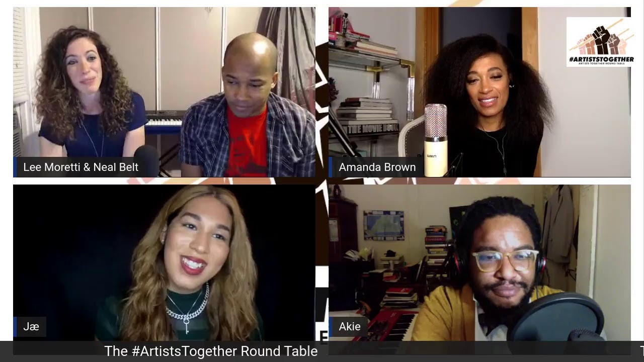 The #ArtistsTogether Round Table featuring Amanda Brown, Jæ, & Akie ...
