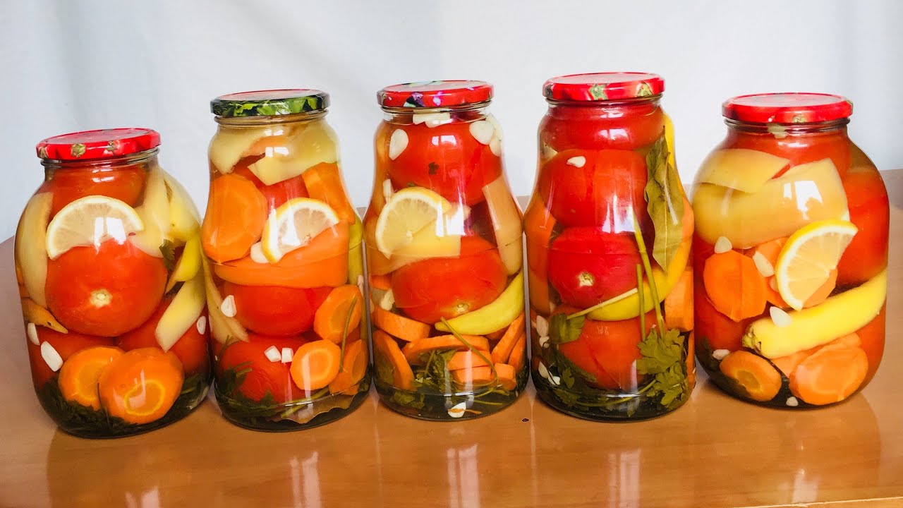 Acdıqınız anda bitəcək,qarışıq pamidor turşusu/Маринованные помидоры 🍅 ...