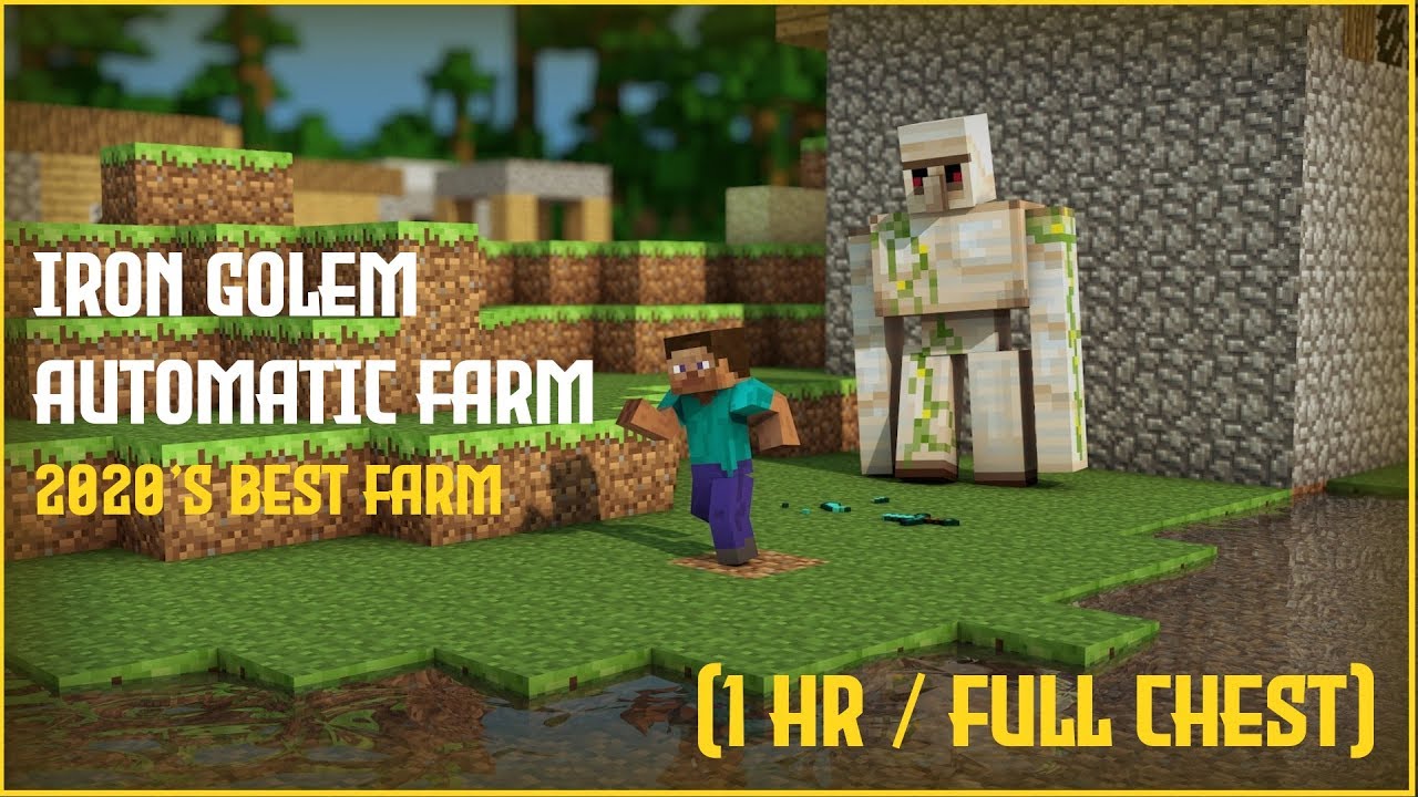 🔴LIVE MineCraft Automatic Iron Farm 1 .16+ Nether Update - YouTube