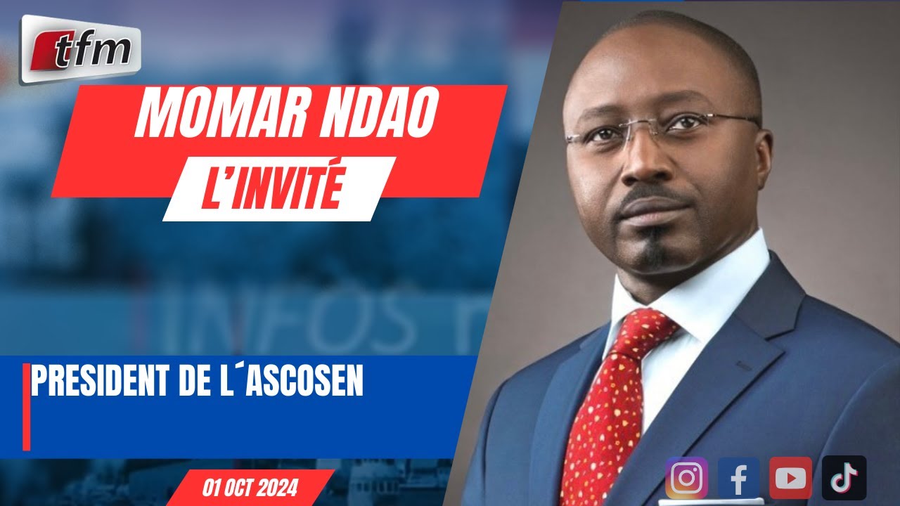 L´invite d´infos matin | Momar NDAO, président ASCOSEN - 01 octobre ...