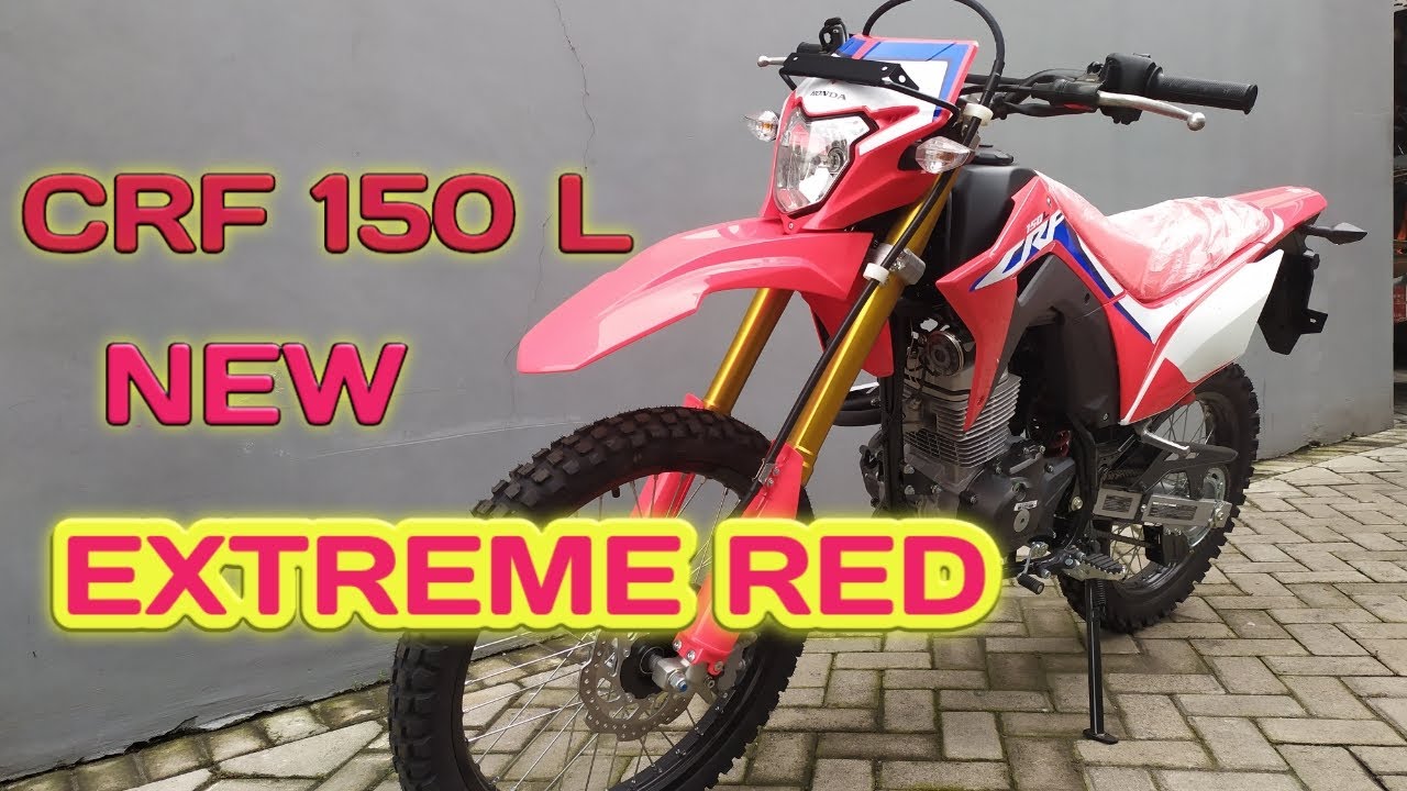 CRF 150L new EXTREME RED - YouTube