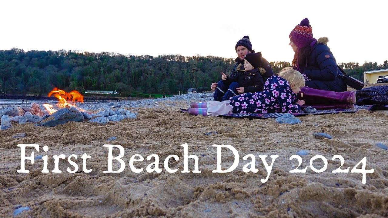 FIRST BEACH DAY OF 2024 | Oxwich Bay Beach - YouTube