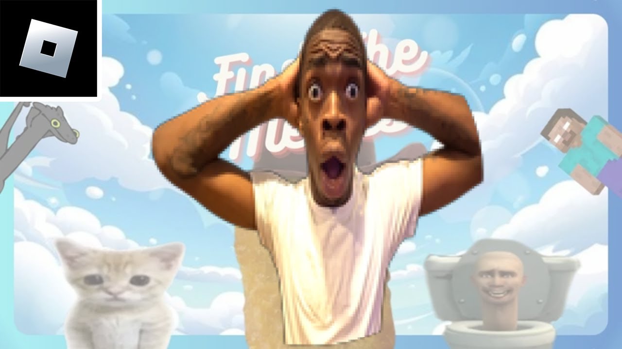 Roblox Find the Memes: how to get "Shocked Guy" badge - YouTube