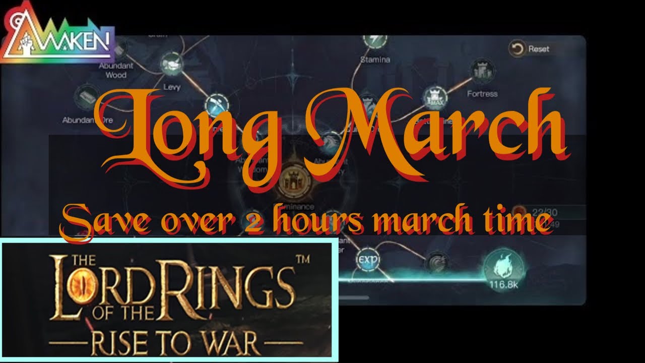 Lord of the rings: Rise to war How to use "Long March" - YouTube