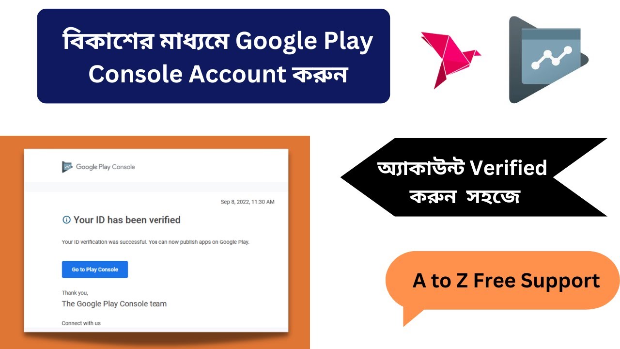 How to Create Google Play Console Account | Verify with Nid | Bangla ...