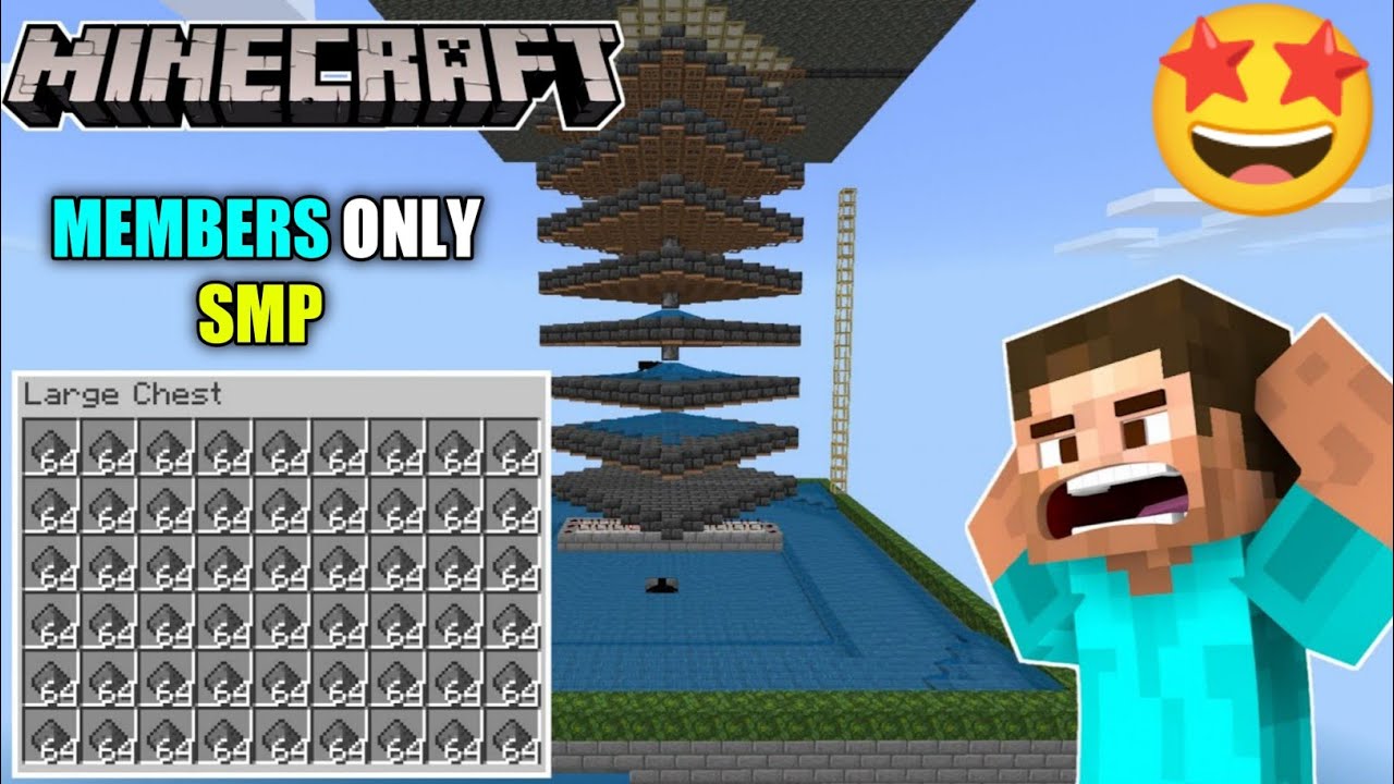 Subscriber Made 10 Layer Gunpowder Farm 🤩 In Members Only SMP - YouTube