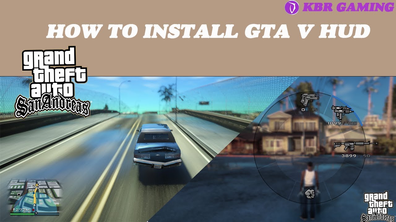 How to Install GTA V HUD for GTA San Andreas|GTA San Andreas mods - YouTube