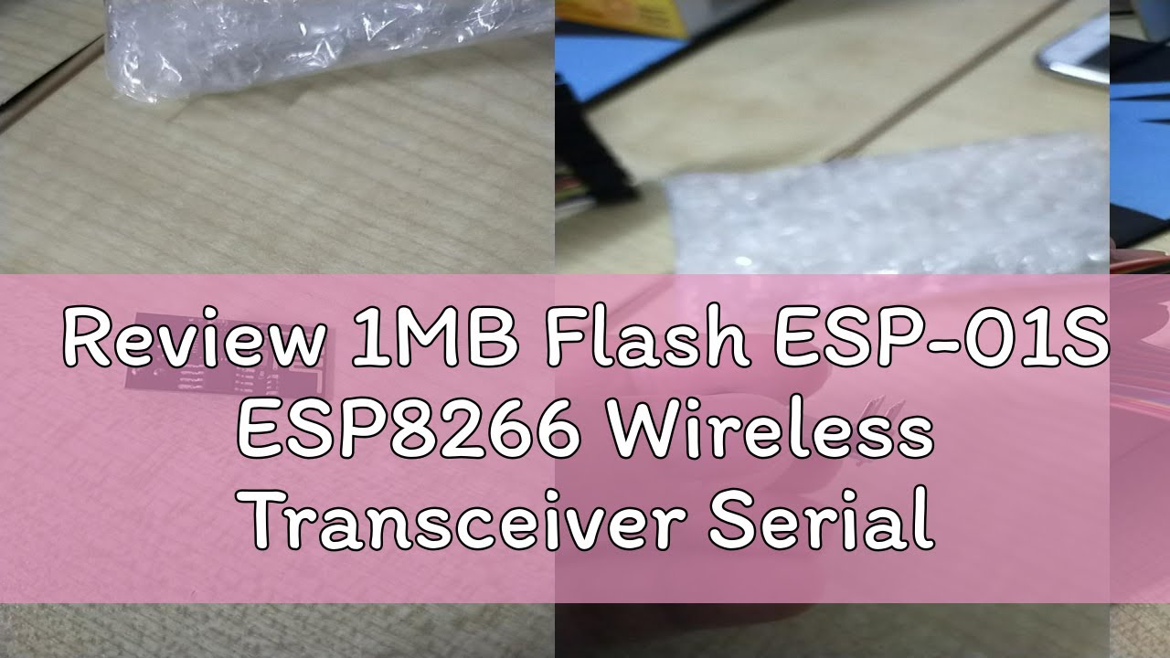 Review 1MB Flash ESP-01S ESP8266 Wireless Transceiver Serial IoT WIFI ...