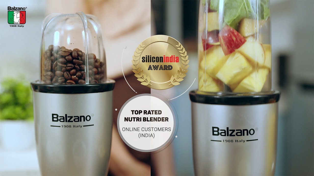 Balzano Nutri Blender 500W | Now available with 3 Jars | 5 Years Motor ...