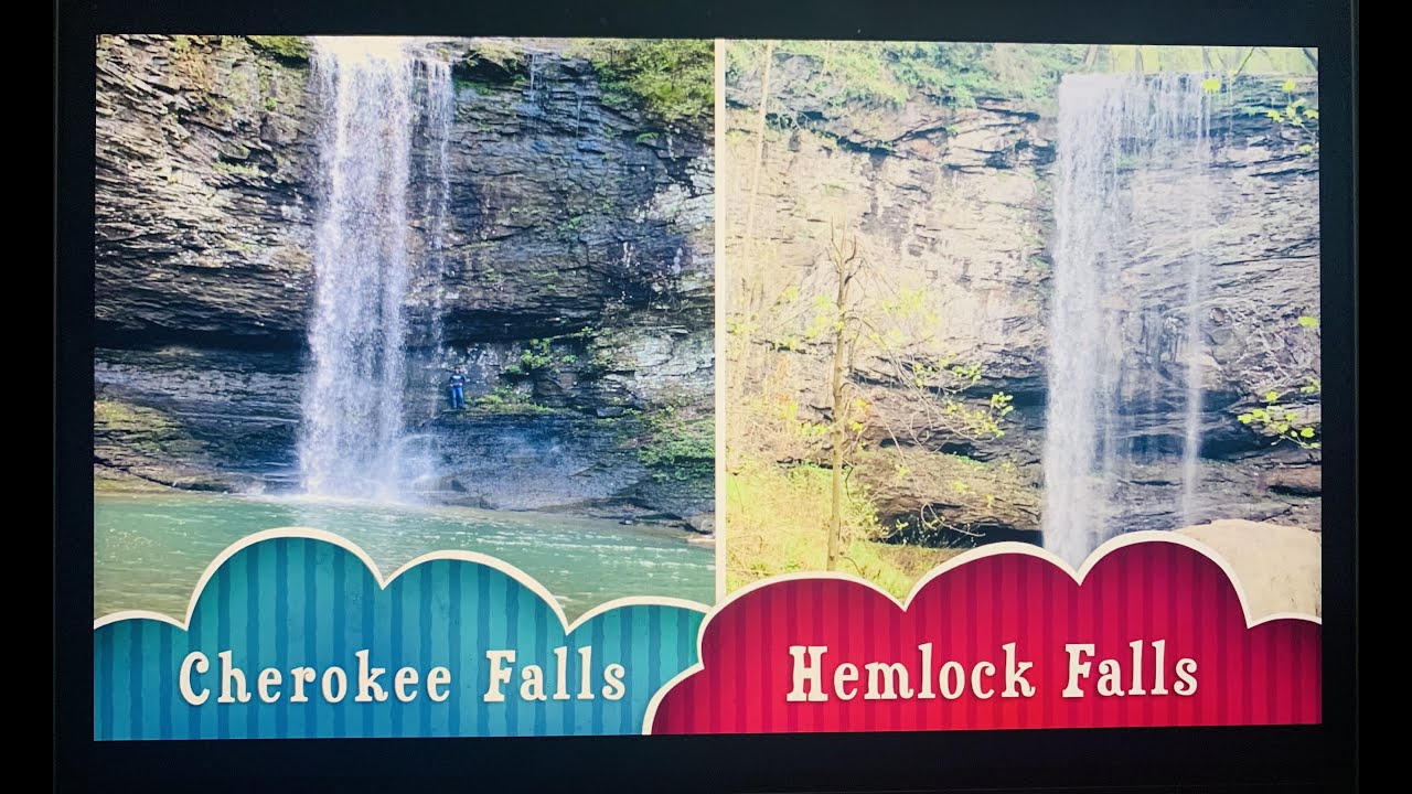 Cherokee Falls | Hemlock Falls | Waterfalls in Georgia | 2 in 1 falls ...