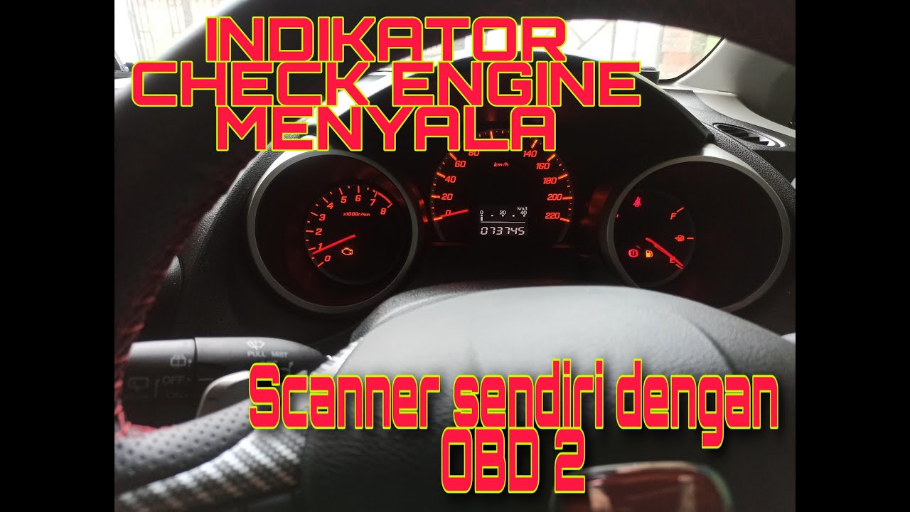 Cara scanner mobil dengan OBD 2 - YouTube