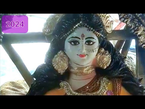 SARASWATI IDOLS 2024 . RAYNAGAR SARASWATI MURTI MAKING BY DIBAKAR AND ...