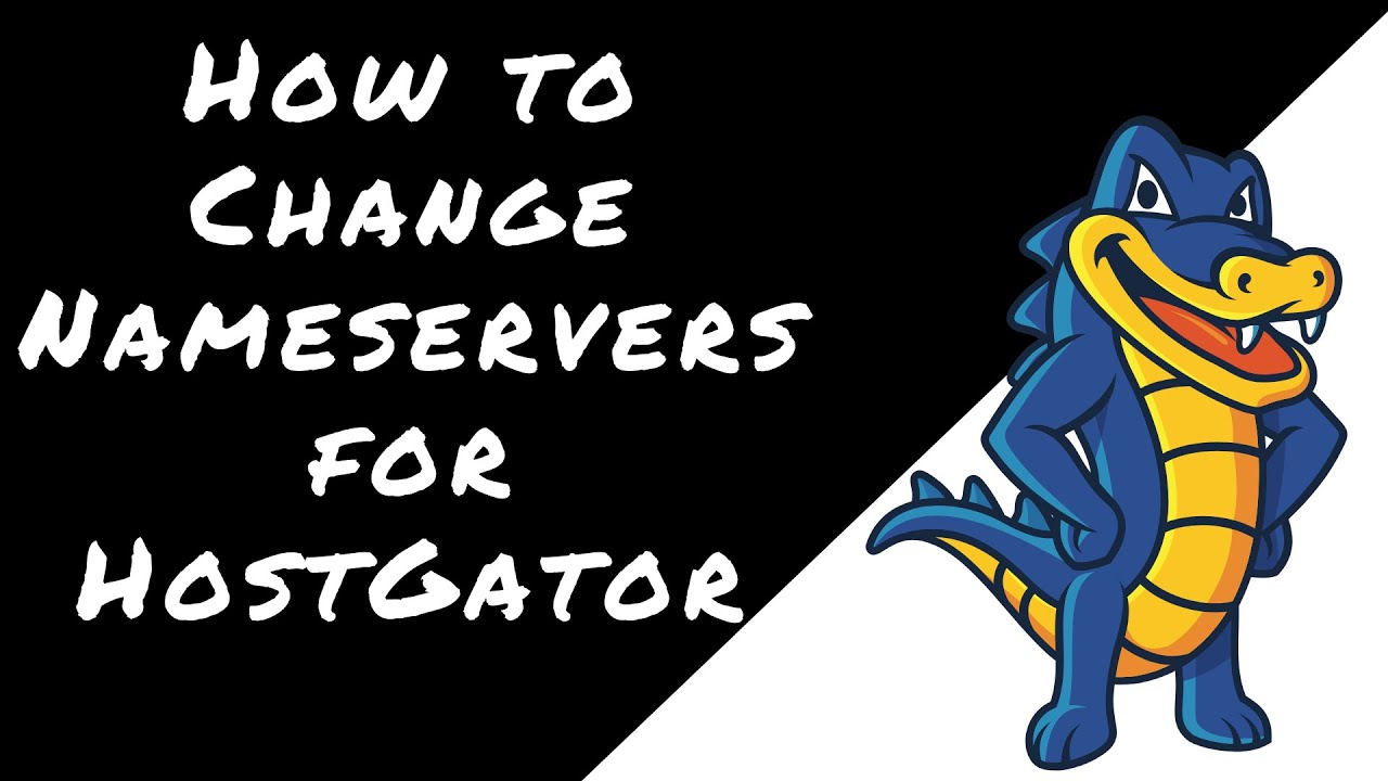 How to Change Nameservers for HostGator Video - YouTube