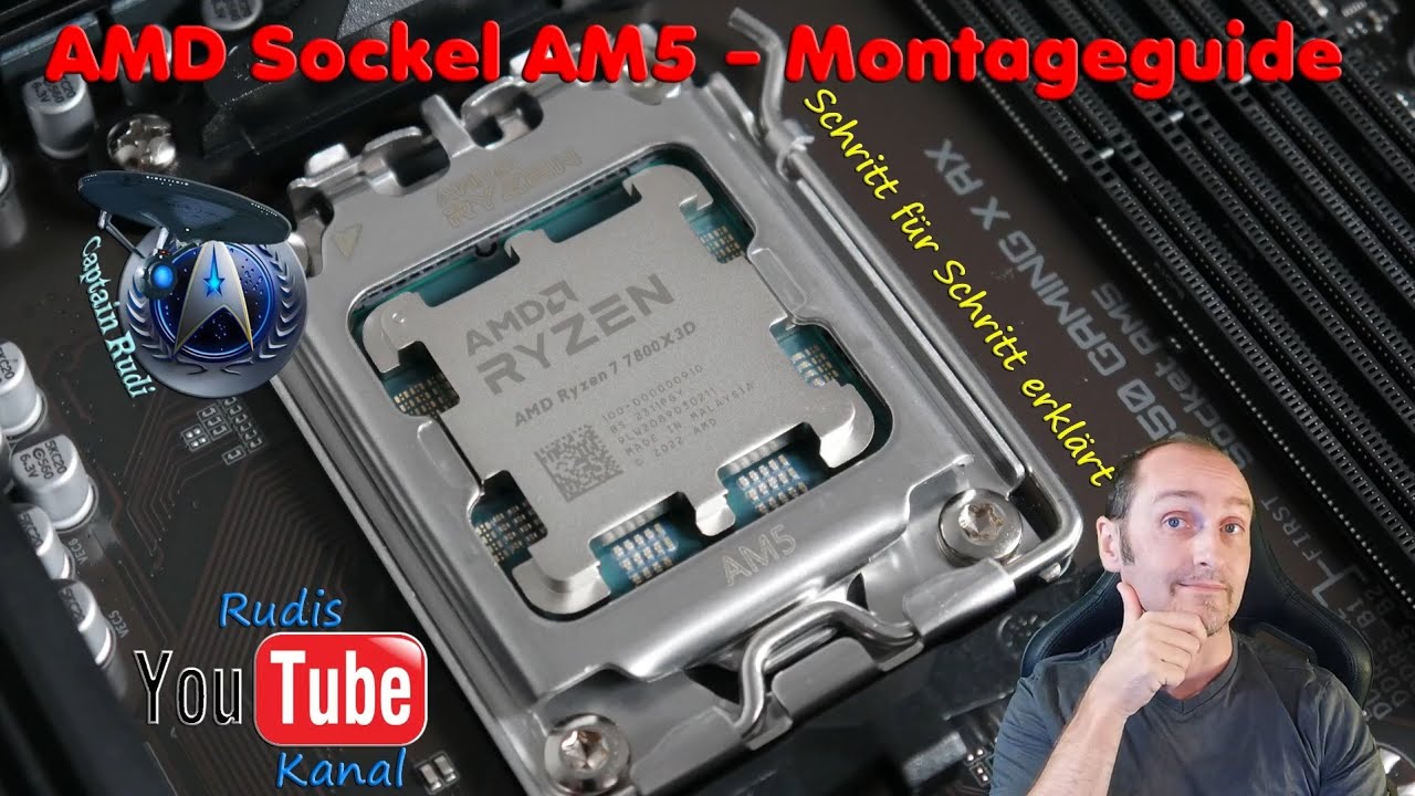 AMD CPU Montageguide für die aktuelle Sockel AM5 Generation - Schritt ...