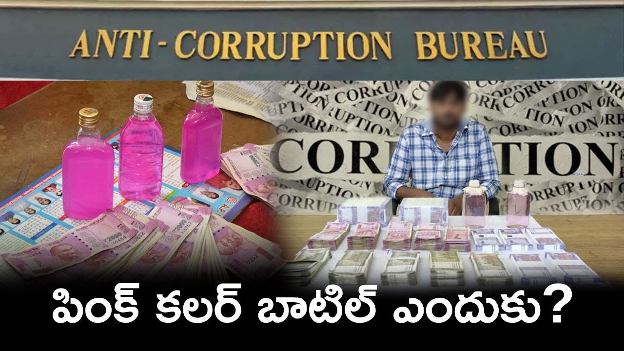 Why Do ACB Officers have Pink Bottles|Red Handed Trap|ACB Raid|Anti ...