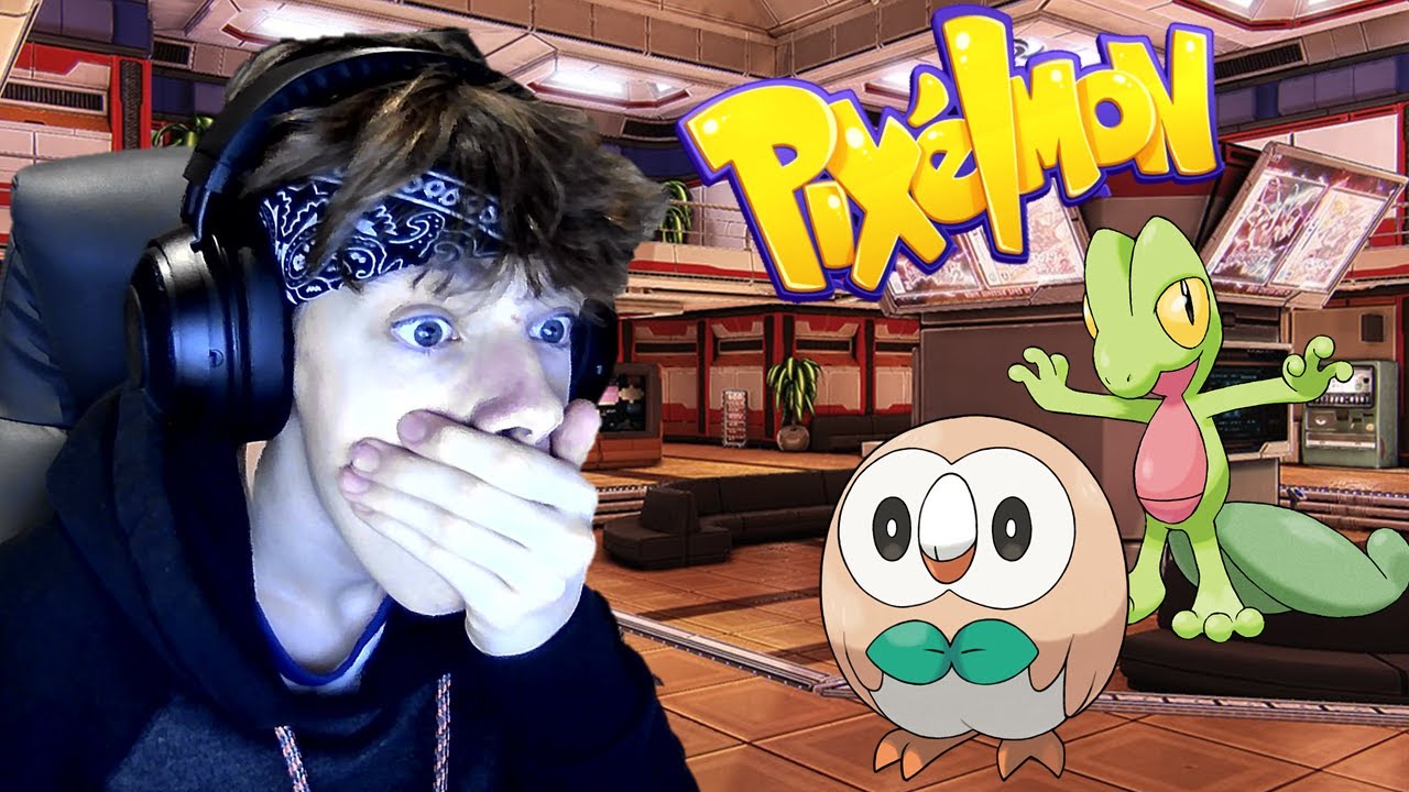 we got rowlet and treecko! {pixelmon episode 8} - YouTube